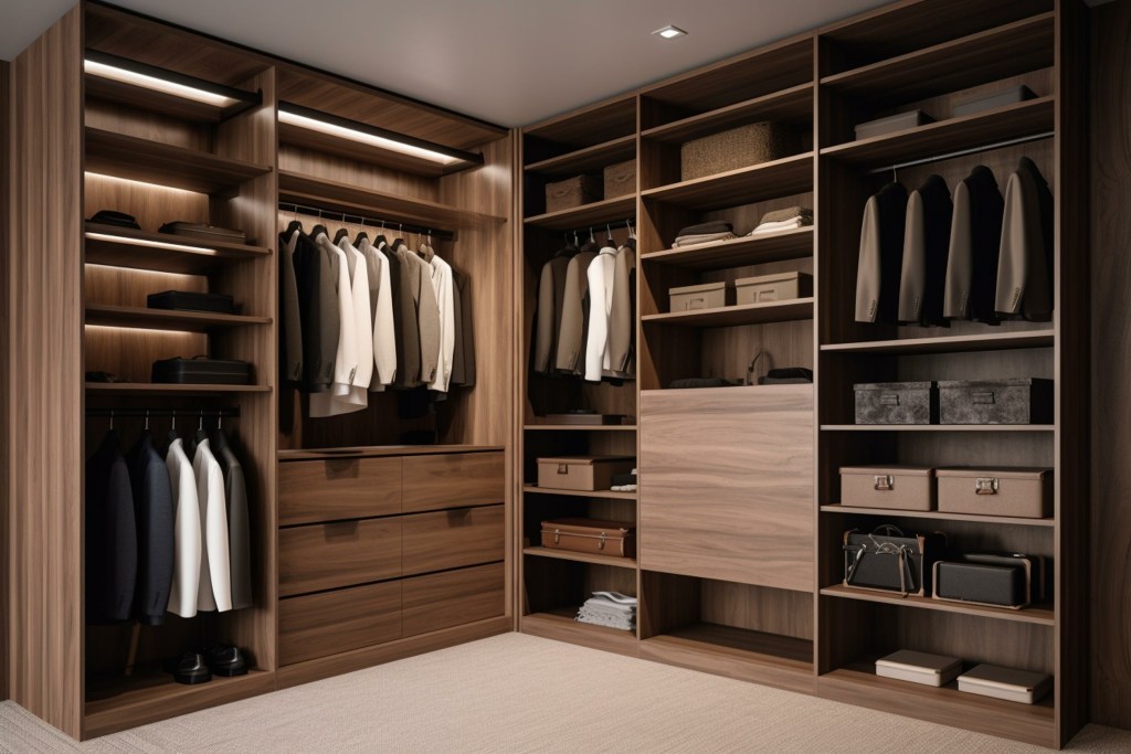 Walnut Fitted Wardrobes | Walnut bedroom furniture