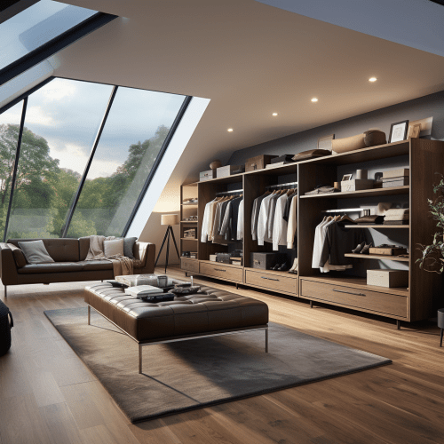 Low Ceiling Attic Wardrobes | Short Wardrobes For Small Spaces