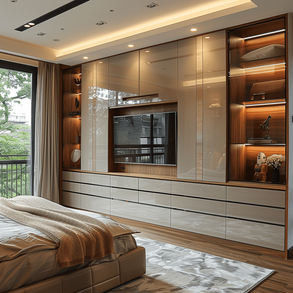 Fitted Wardrobes With Tv Space | Wardrobe Tv Units