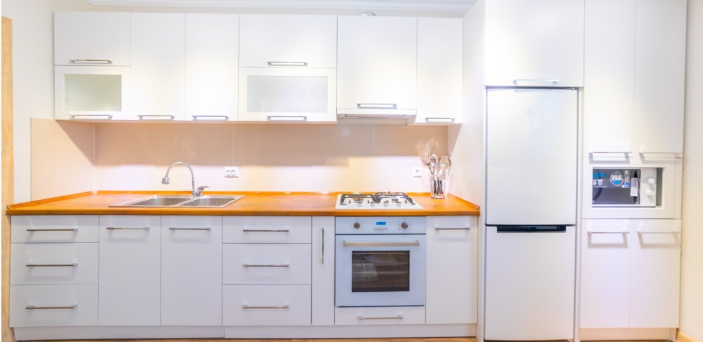 One wall kitchen layout - Thomas Matthew Bespoke Kitchens & Furniture